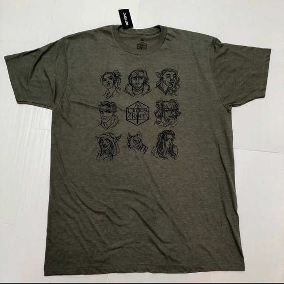 Hot Topic | Shirts | Rare Critical Role Character Shirt | Poshmark
